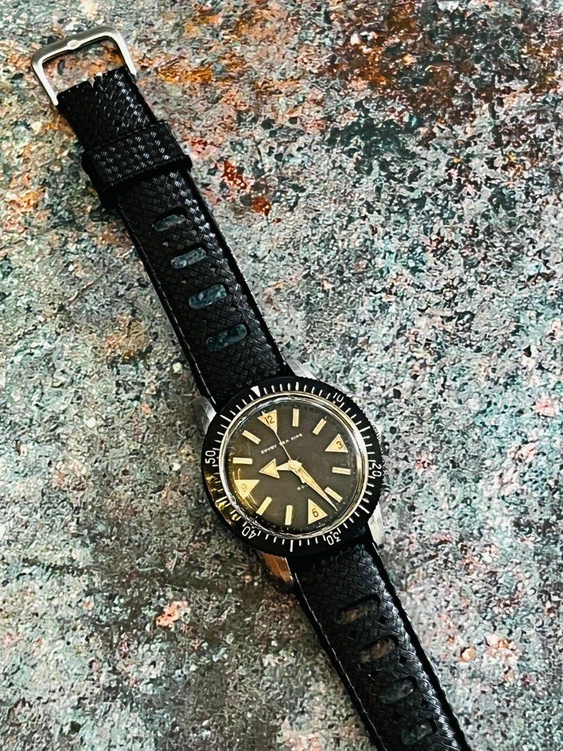 envoy sea king divers watch 1960's, 名牌, 手錶 - Carousell