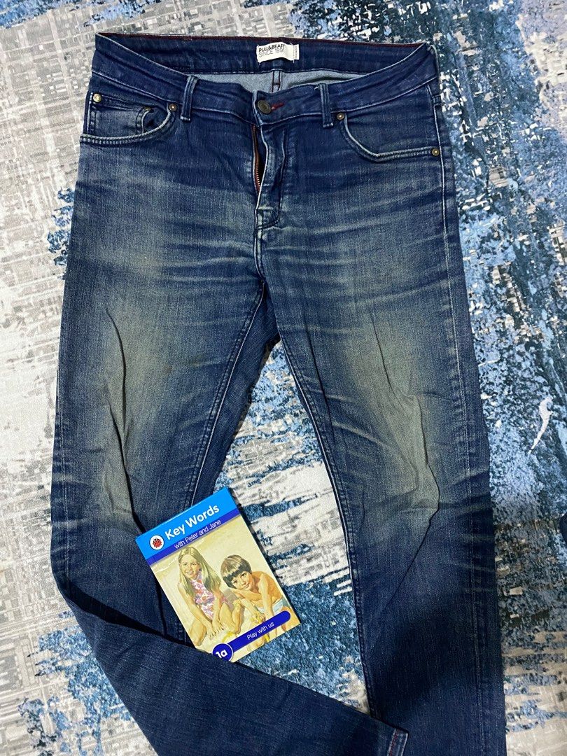 (EURO 42) PULL & BEAR MEN JEANS, Men's Fashion, Bottoms, Jeans on Carousell