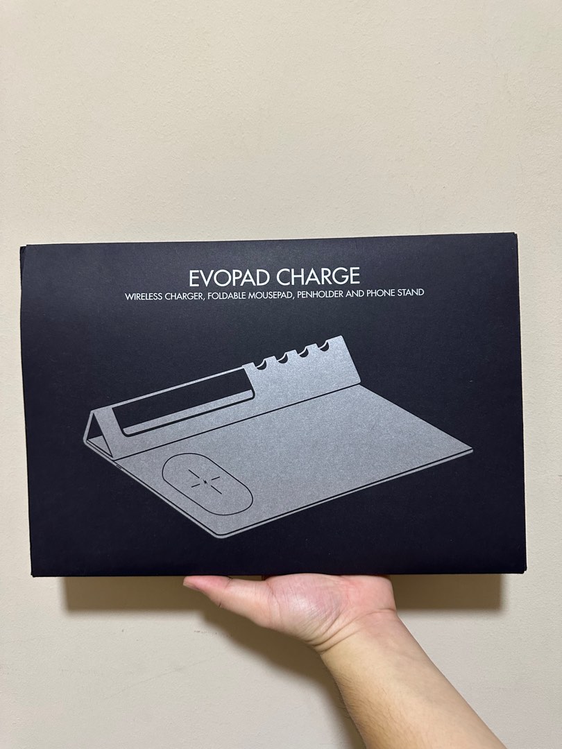 Evopad Charge Wireless Charger/Mousepad/Pen Holder/Phone Stand The ...