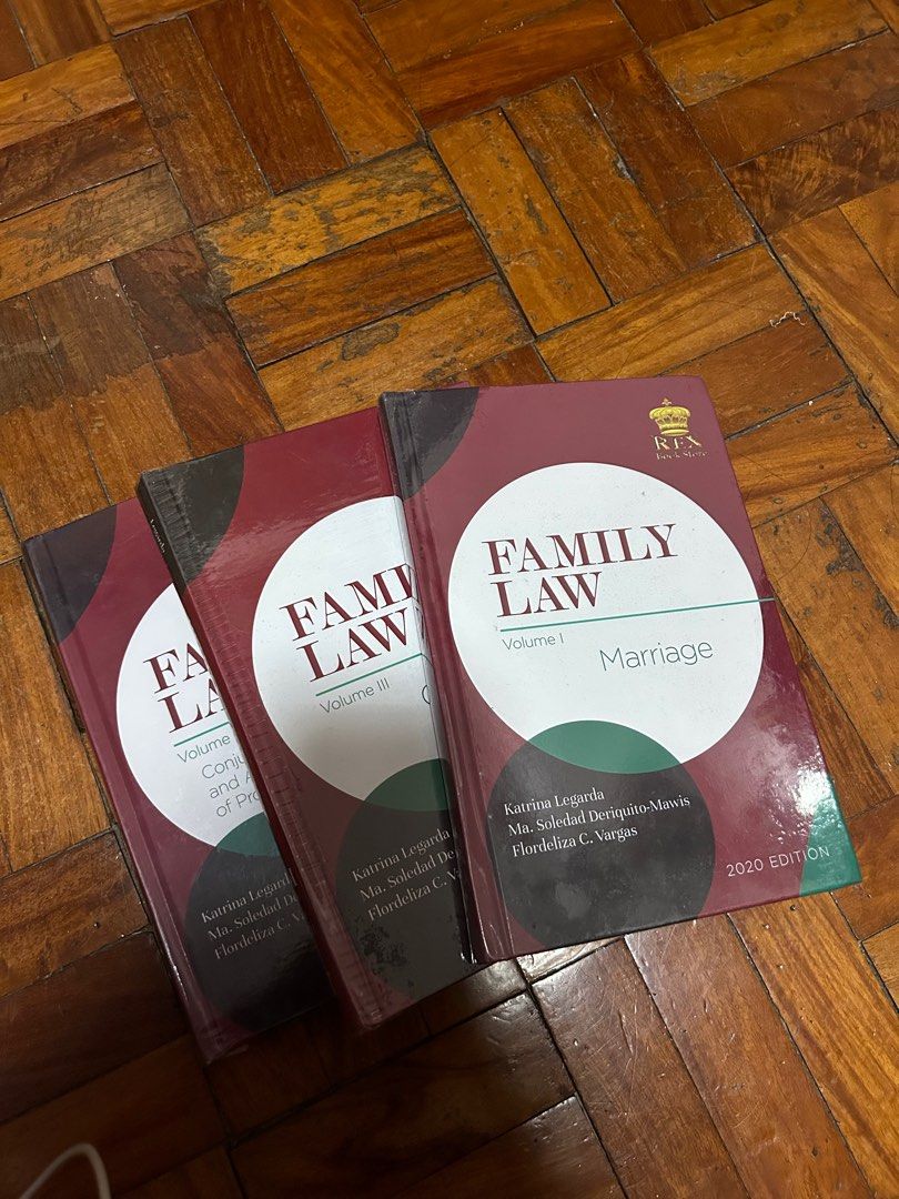 Family Law by Katrina Legarda Volume I II III Complete Set, Hobbies ...