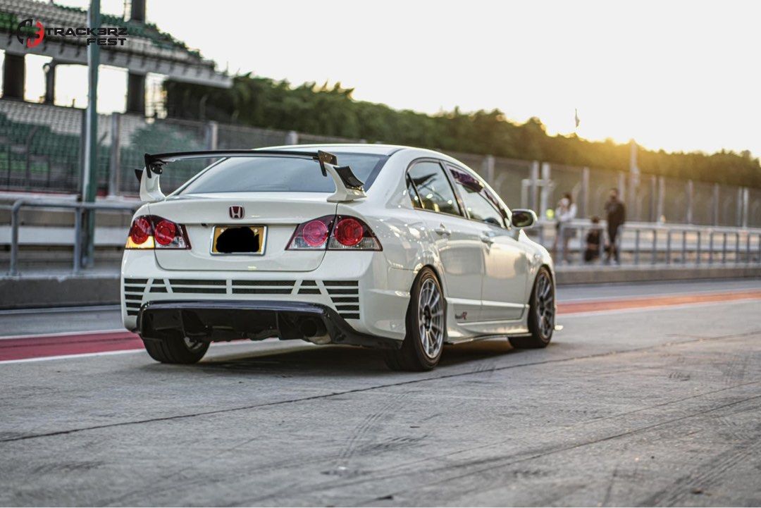 FD2R Stock Wing Carbon Add On, Car Accessories, Accessories on Carousell