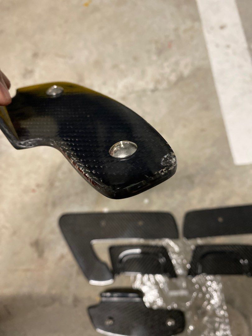 FD2R Stock Wing Carbon Add On, Car Accessories, Accessories on Carousell