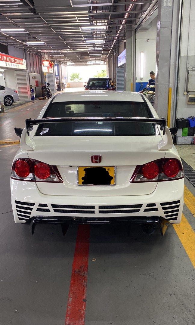 FD2R Stock Wing Carbon Add On, Car Accessories, Accessories on Carousell