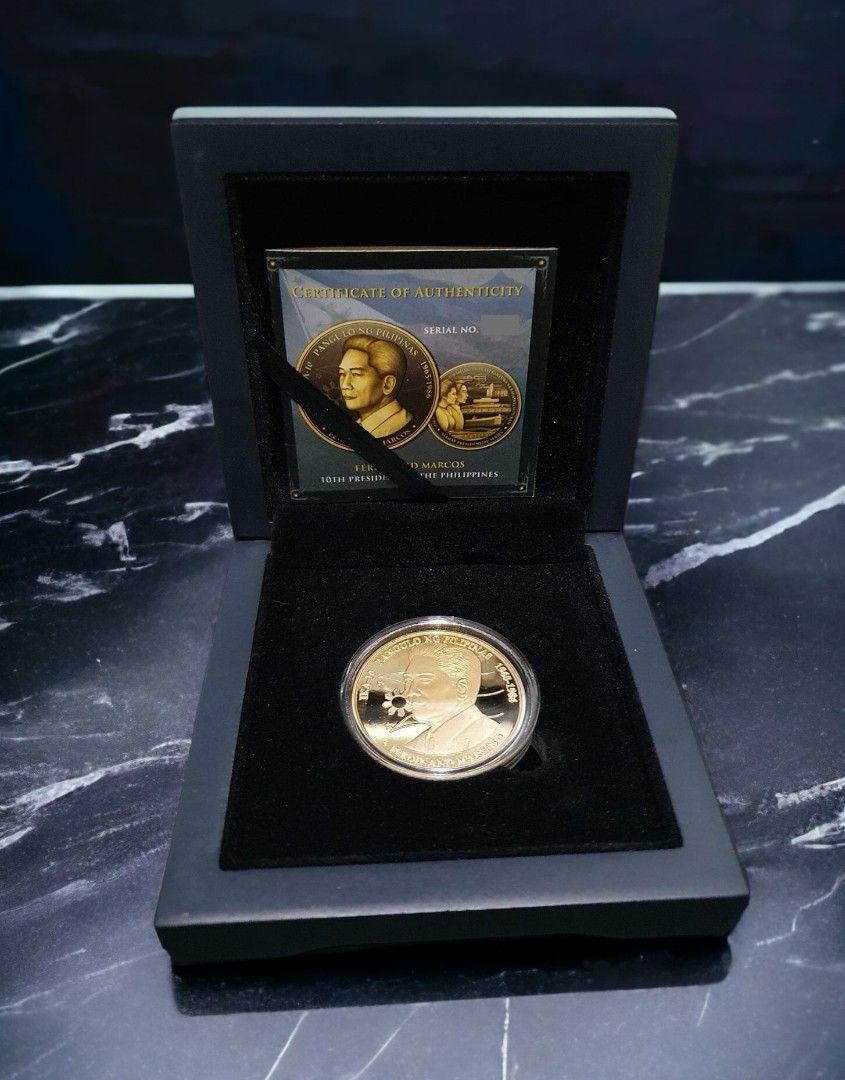 Ferdinand Marcos Sr Presidential Series Commemorative Coin Medal ...