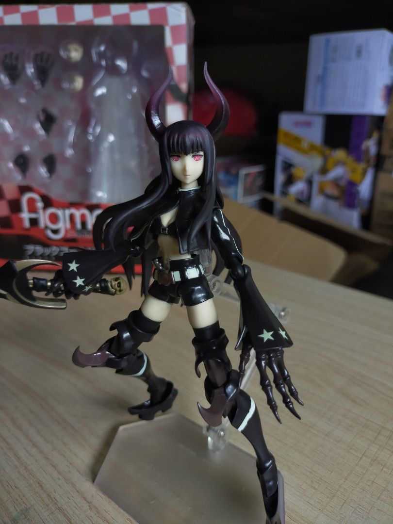 Figma black rock shooter gold saw figure tv ani ver (bib), Hobbies ...