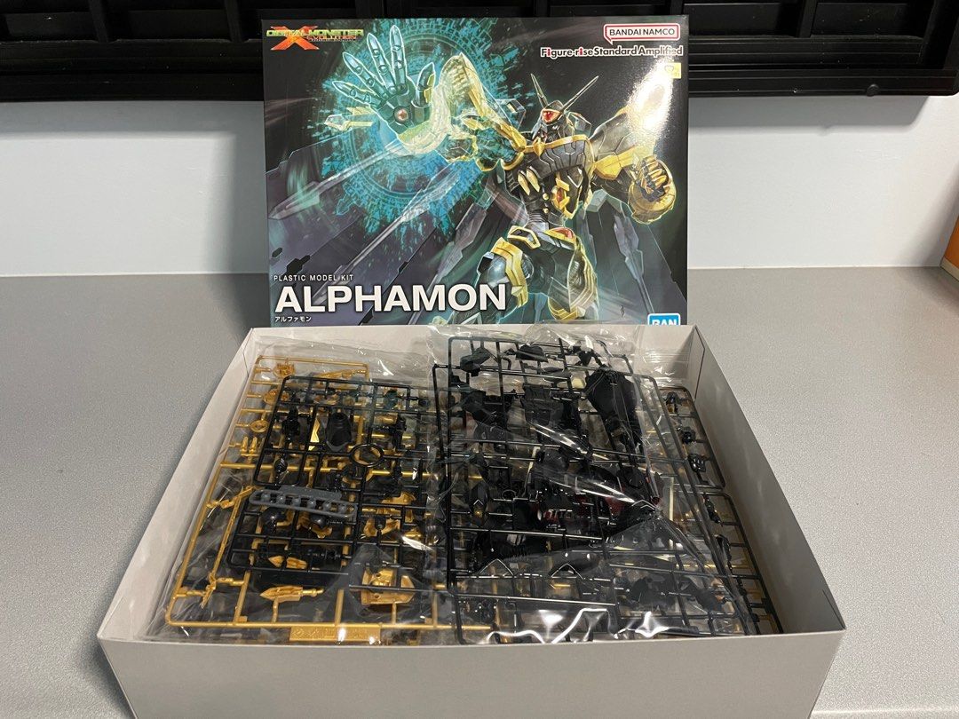 Figure-rise Standard Amplified Alphamon by Bandai, Hobbies & Toys, Toys ...