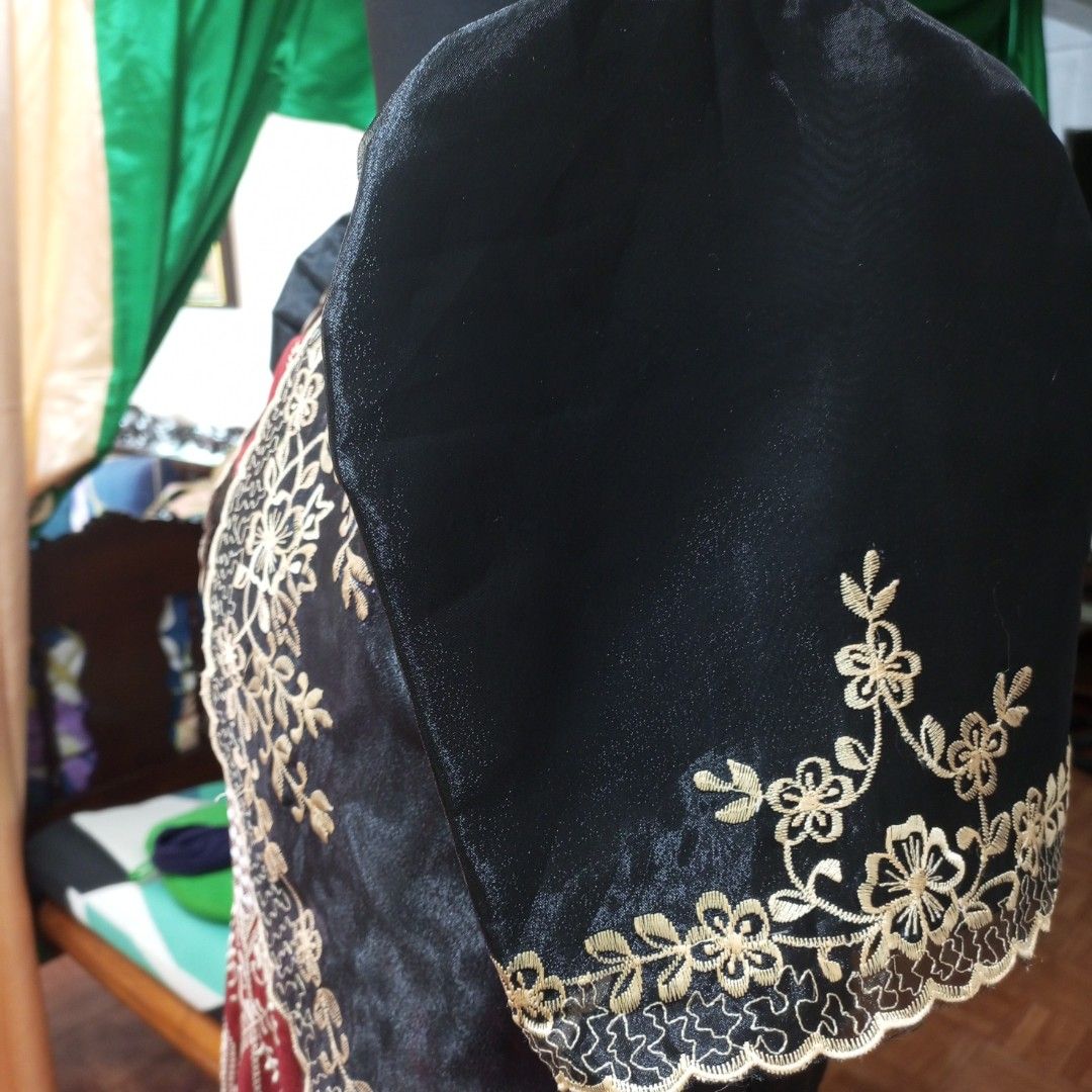 Filipiniana black topper, Women's Fashion, Tops, Others Tops on Carousell