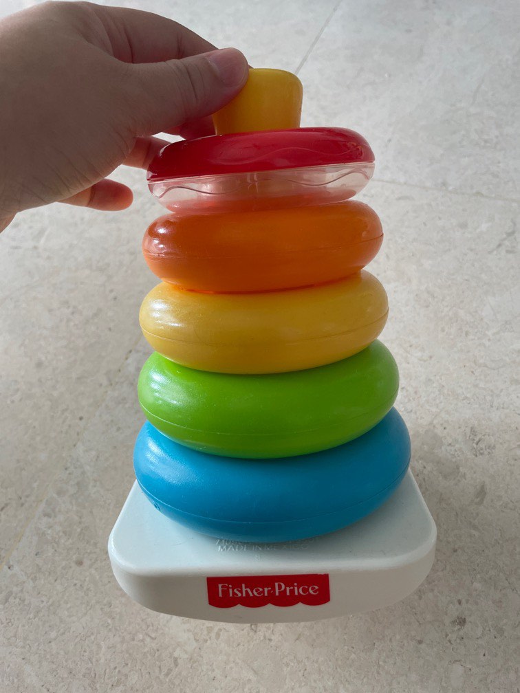 Fisher Price Stack Ring Toy, Babies & Kids, Infant Playtime on Carousell