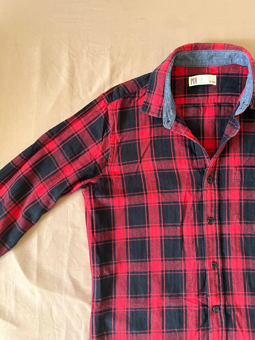 FLANNEL, Men's Fashion, Tops & Sets, Formal Shirts on Carousell