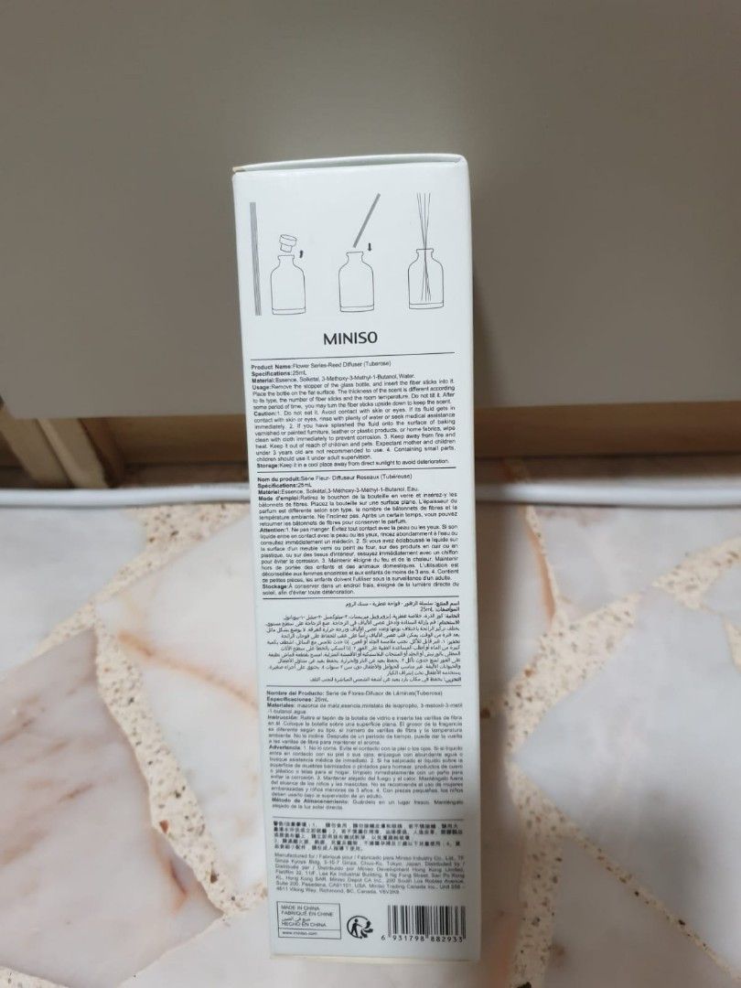 Flower Series-Reed Diffuser(Tuberose), Beauty & Personal Care ...