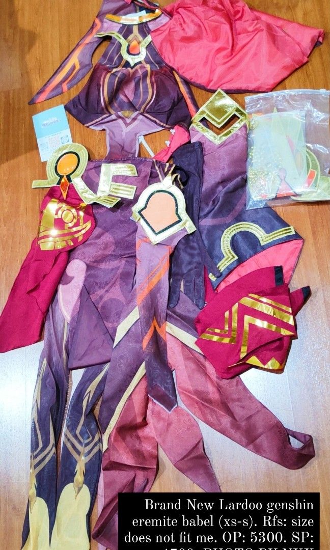 Genshin eremite babel cosplay brand new on Carousell