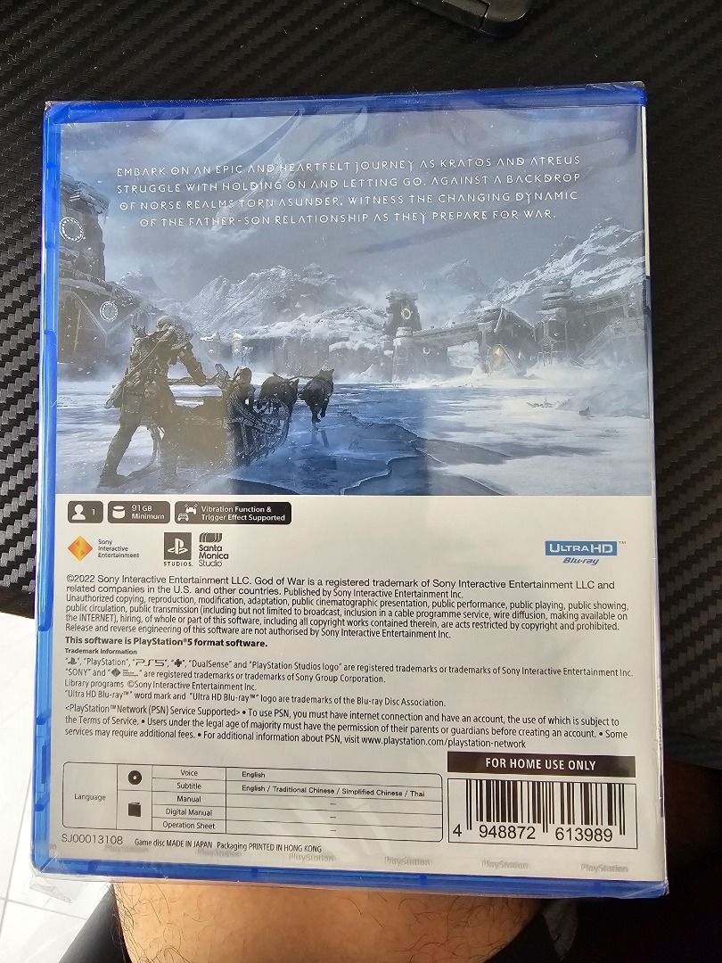 God Of War Ragnarok Playstation 5 (PS5) - BRAND NEW / SEALED, Video Gaming, Video Games ...