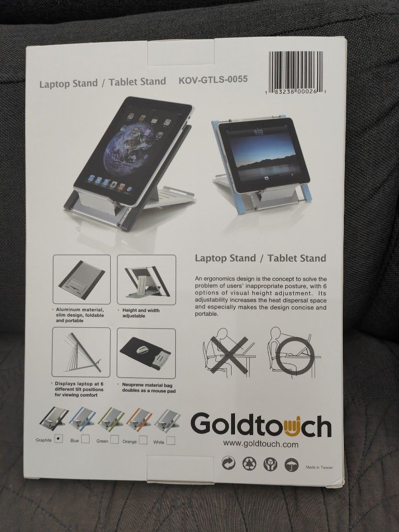 Goldtouch Laptop stand, Computers & Tech, Laptops & Notebooks on Carousell