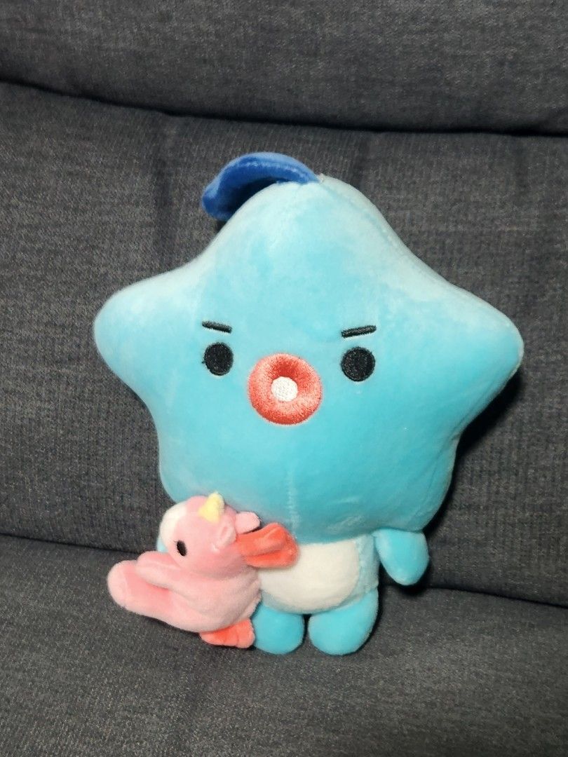 Grab plushie soft toy cute limited edition blue pink, Hobbies & Toys ...