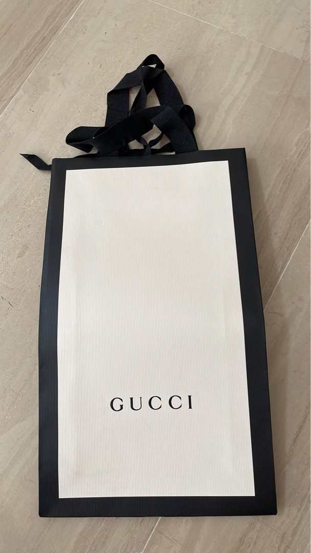 Gucci paper bag, Women's Fashion, Bags & Wallets, Tote Bags on Carousell