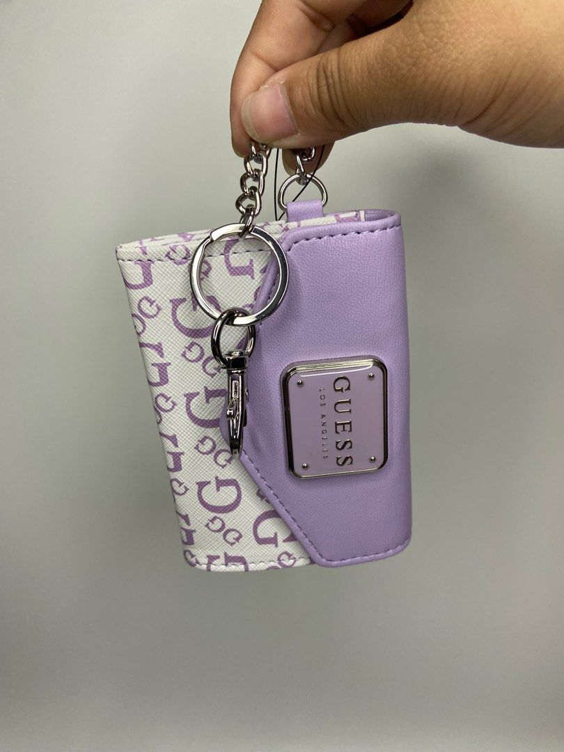 Guess Card Wallet in PURPLE LOGO, Women's Fashion, Bags & Wallets ...