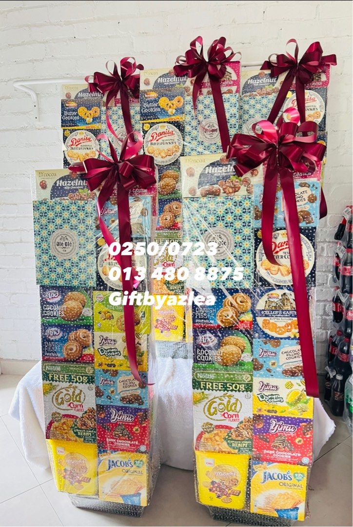 Hamper makanan dan minuman bersize besar, Food & Drinks, Gift Baskets ...
