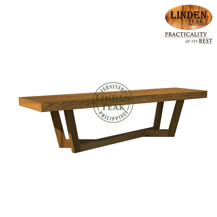 Handcrafted Solid Teak Wood Abstract 3 Seater Stool Chair Furniture on ...