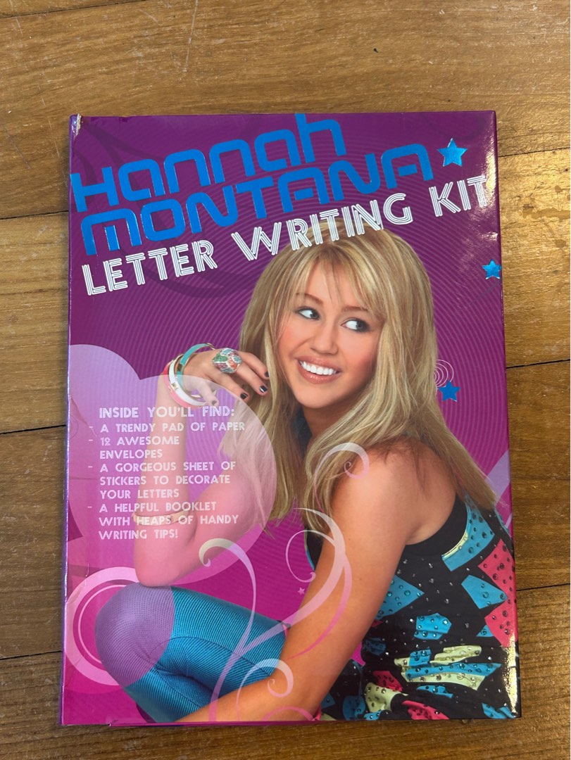 Hannah Montana Letter writing kit magazine book, Hobbies & Toys, Books ...
