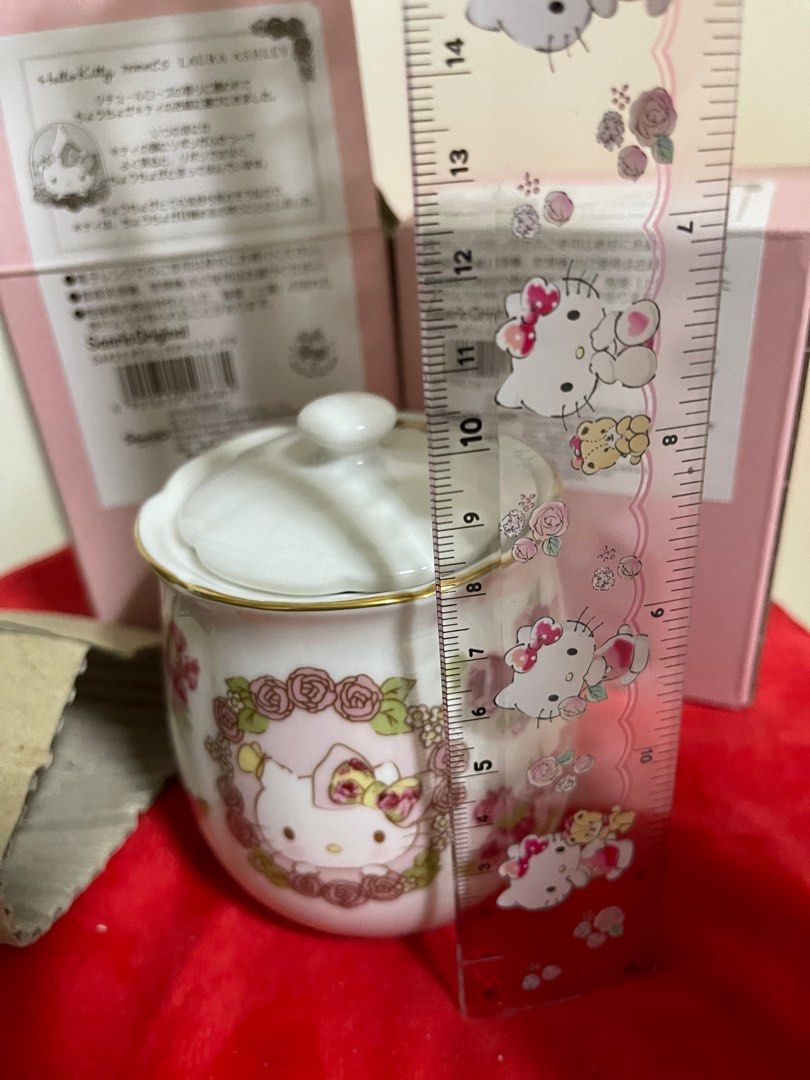 Hello Kitty Laura Ashley Sugar-pot Japan, Furniture & Home Living ...