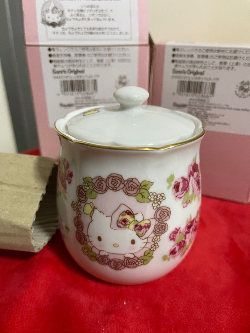 Hello Kitty Laura Ashley Sugar-pot Japan, Furniture & Home Living ...