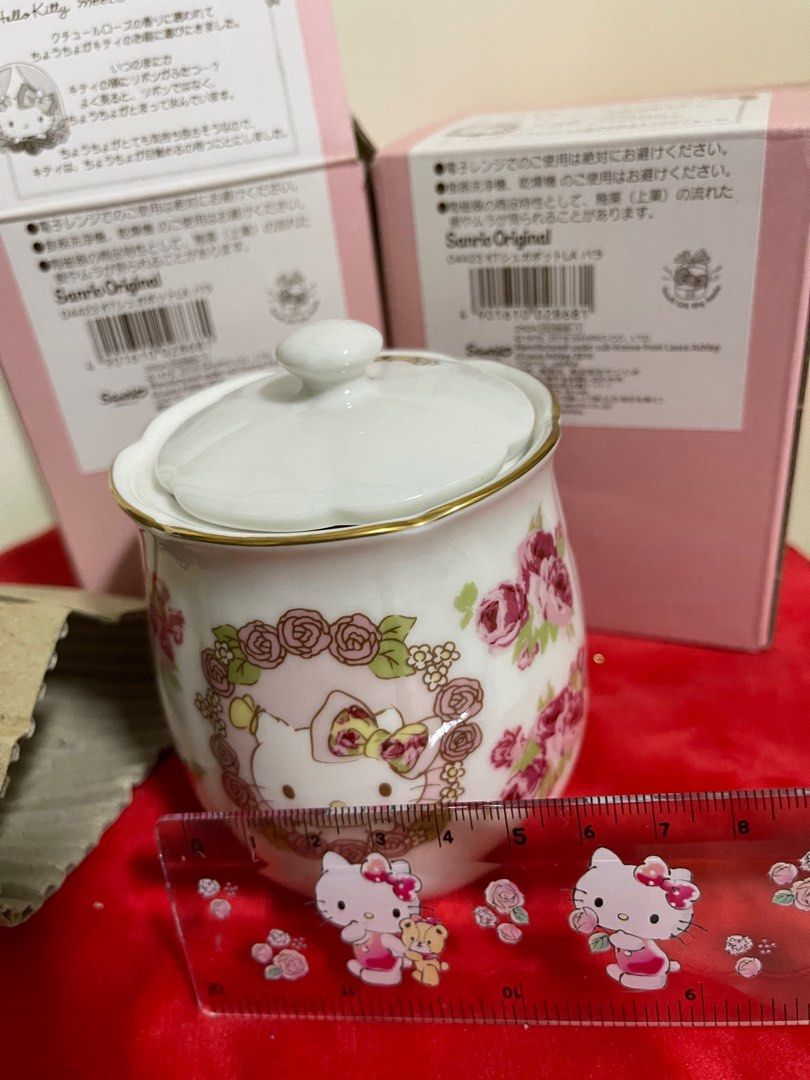 Hello Kitty Laura Ashley Sugar-pot Japan, Furniture & Home Living ...