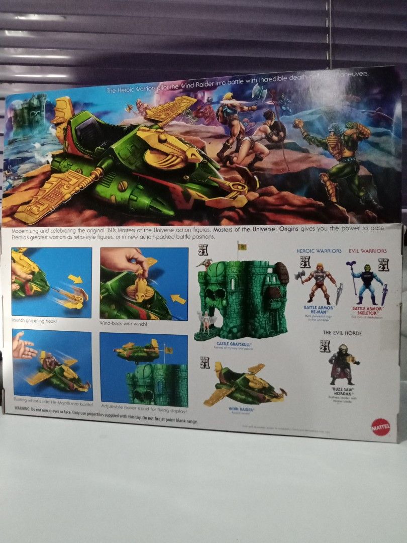 He-Man Wind Raider - Masters Of The Universe, Hobbies & Toys, Toys ...