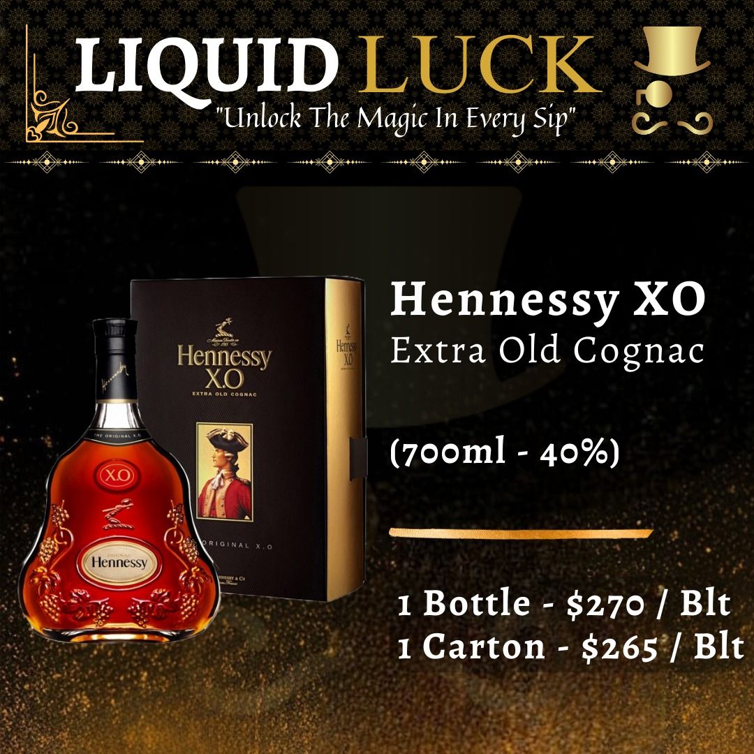 Hennessy XO Extra Old Cognac 700ml, Food & Drinks, Alcoholic Beverages on Carousell