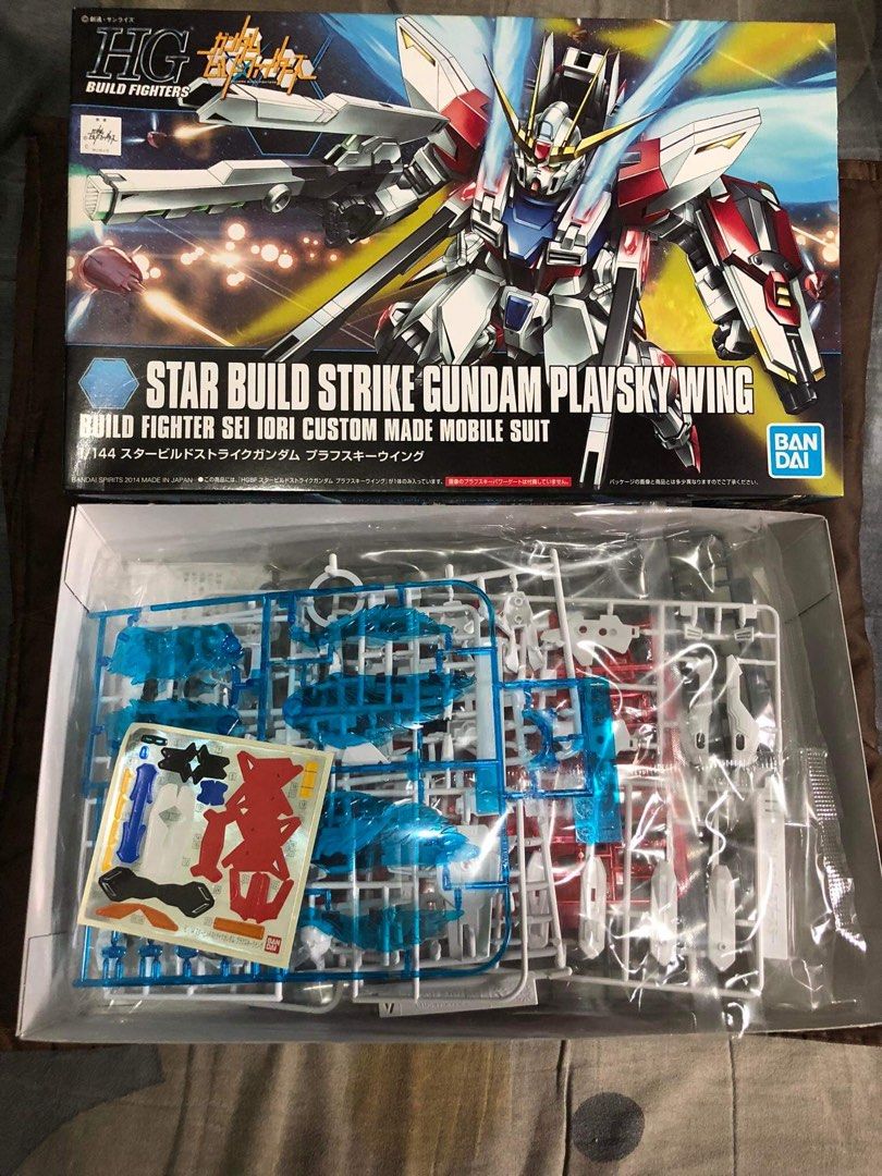 Selling this authentic Bandai Gunpla kit. HGBF Star Build Strike Gundam ...