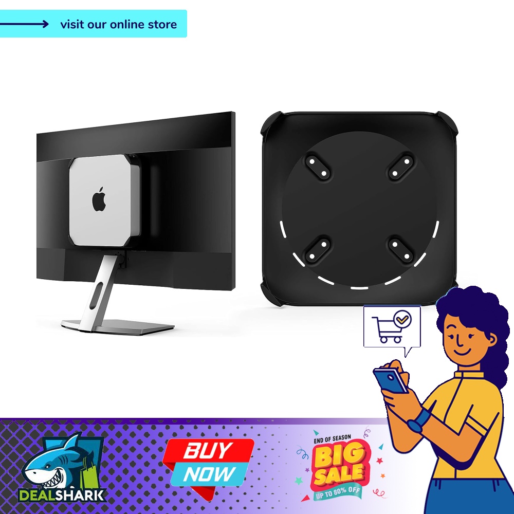 HumanCentric Mount Compatible with Mac Mini, Custom Mac Mini Mount ...