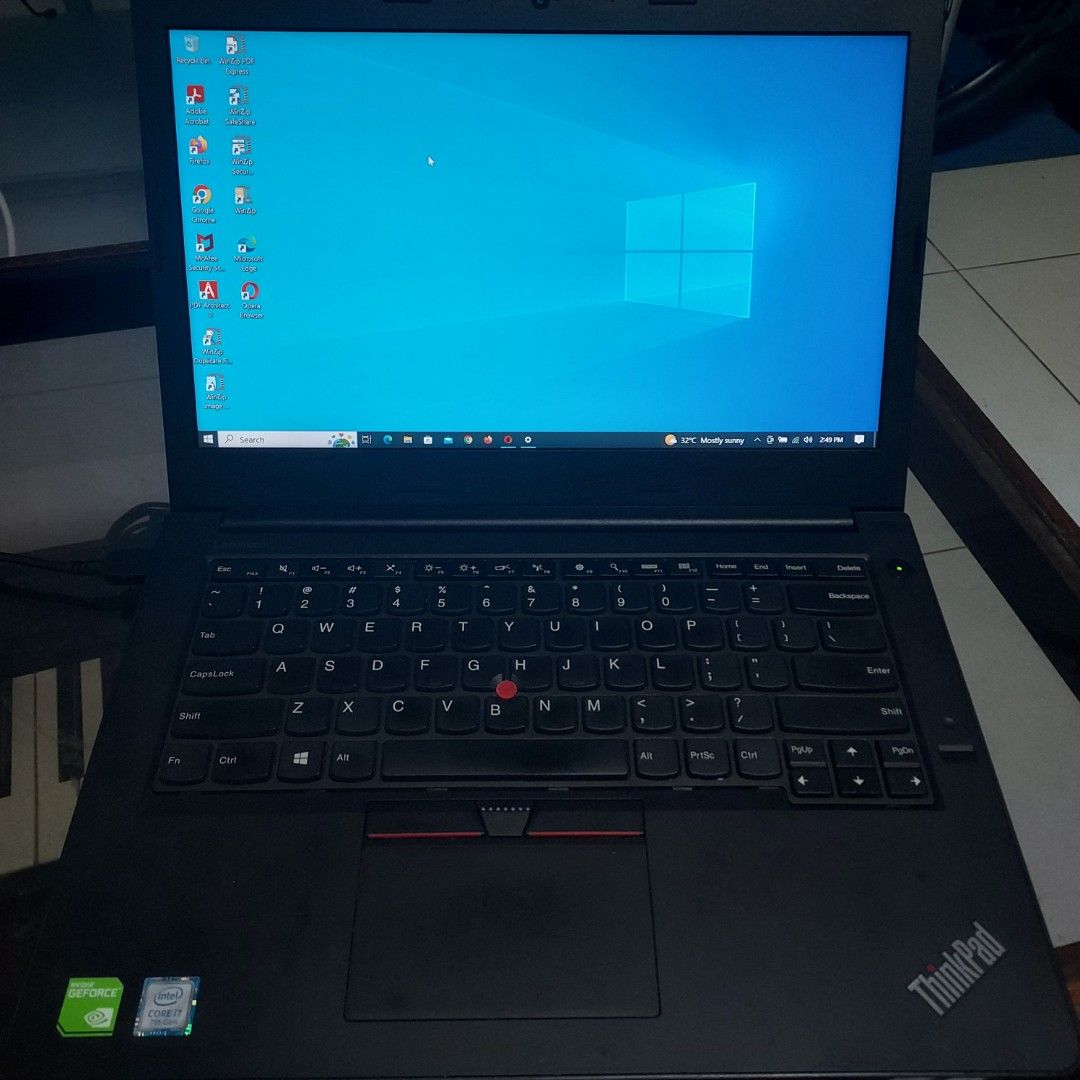 i7, 7th Gen Lenovo Thinkpad E470, Computers & Tech, Laptops & Notebooks on Carousell