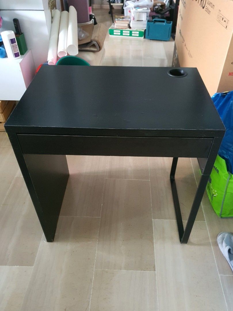IKEA MICKE Table with drawer, Furniture & Home Living, Furniture ...