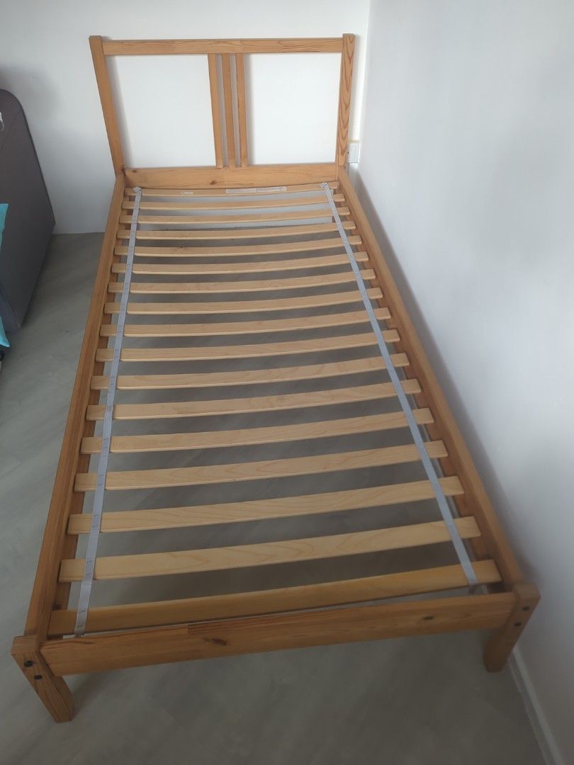 Ikea Single Bed Frame, Furniture & Home Living, Furniture, Bed Frames ...