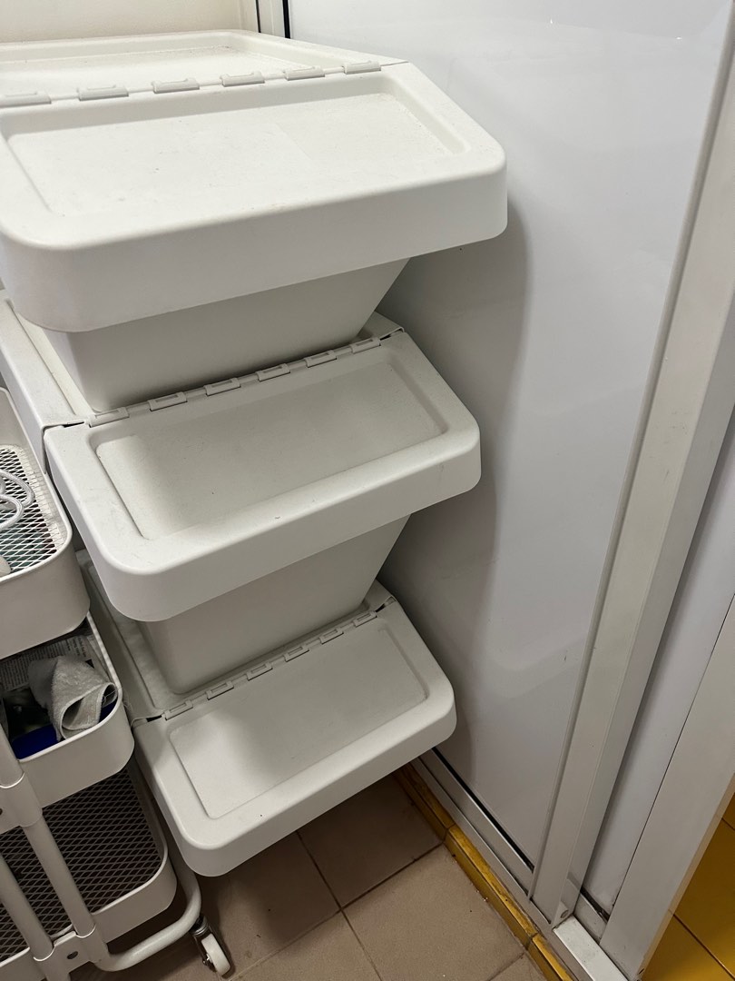 Ikea Stackable Storage / Sorting Boxes [40$ for all], Furniture & Home ...