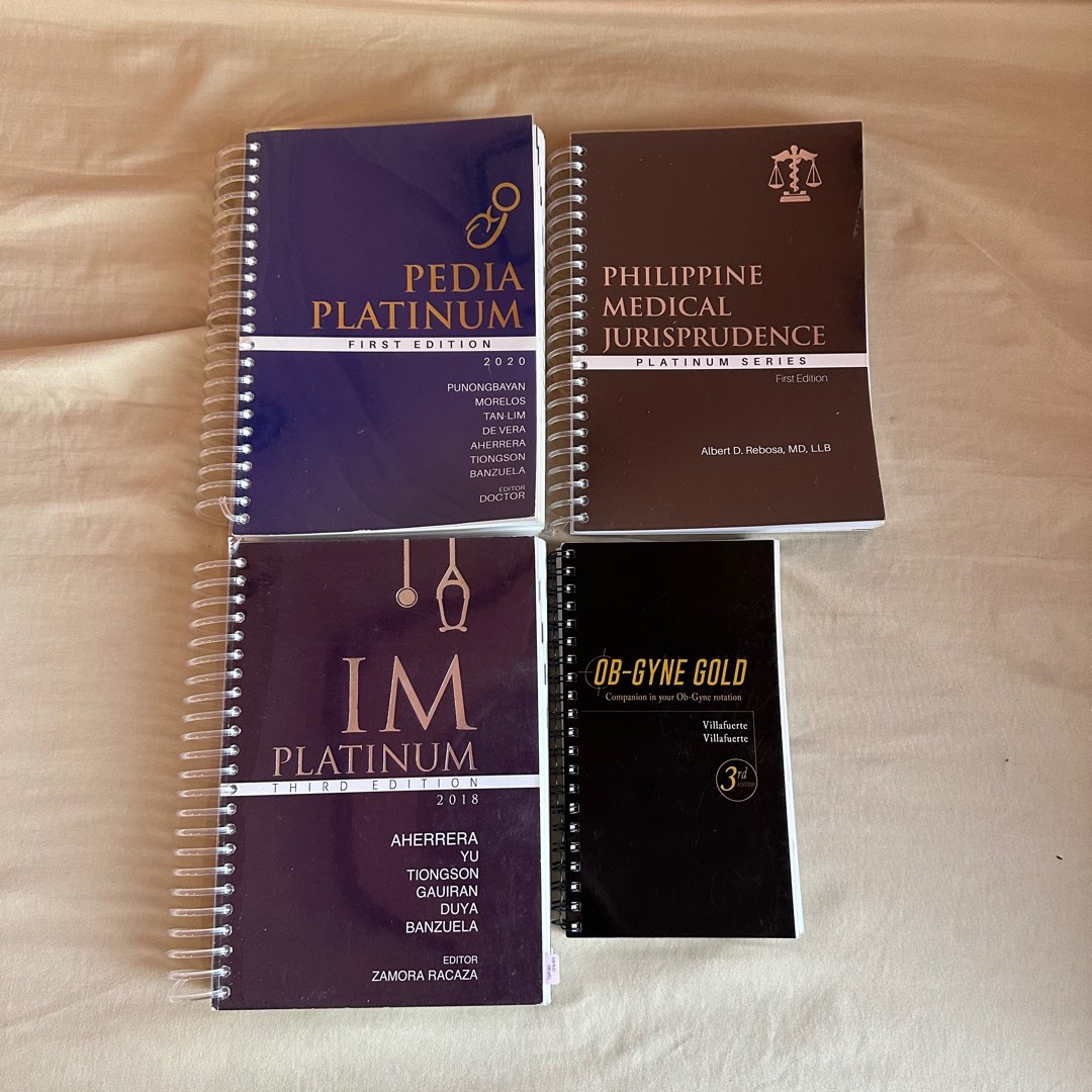 IM platinum, Pedia Platinum, Medical Jurisprudence Platinum, Surgery Platinum, OB Gyne Gold on ...
