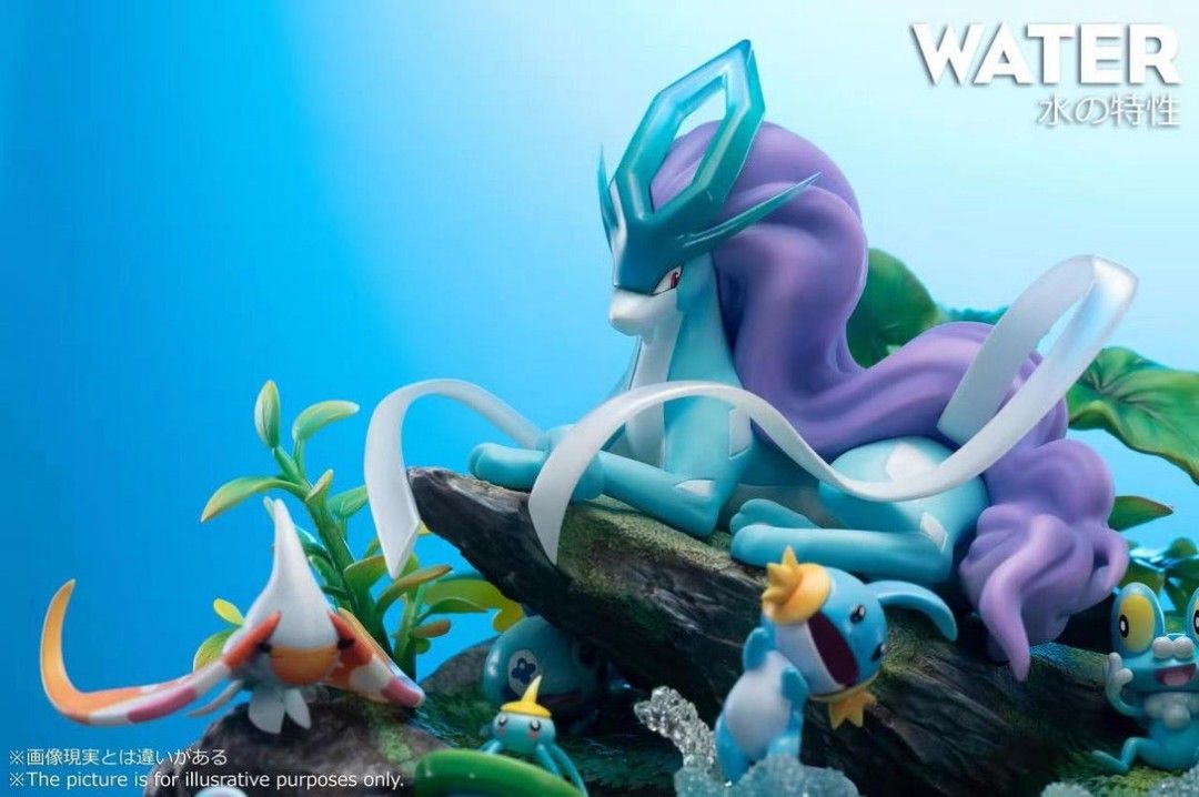 [In Stock] Pokemon PC House Studio Suicune Water Family Pkms Diorama gk ...