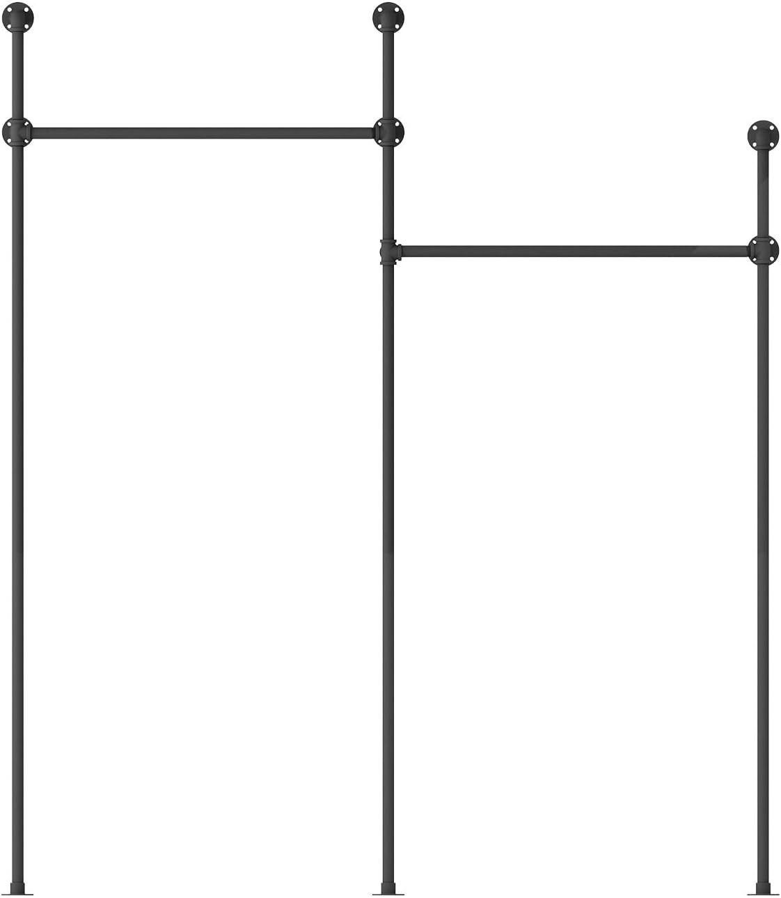 Industrial Pipe Clothing Rack,Moden Commercial Grade Pipe Clothes Racks ...