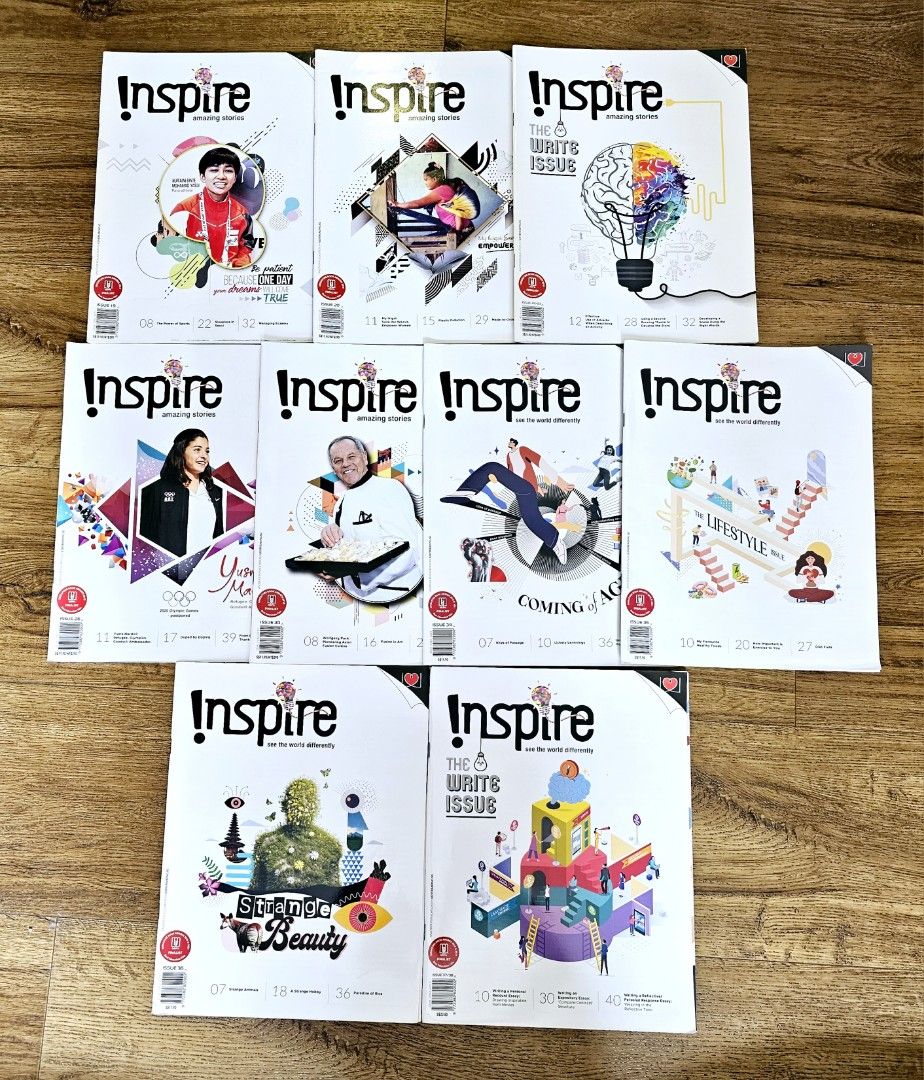 INSPIRE MAGAZINE for Upper Primary to Lower Sec., Hobbies & Toys, Books ...