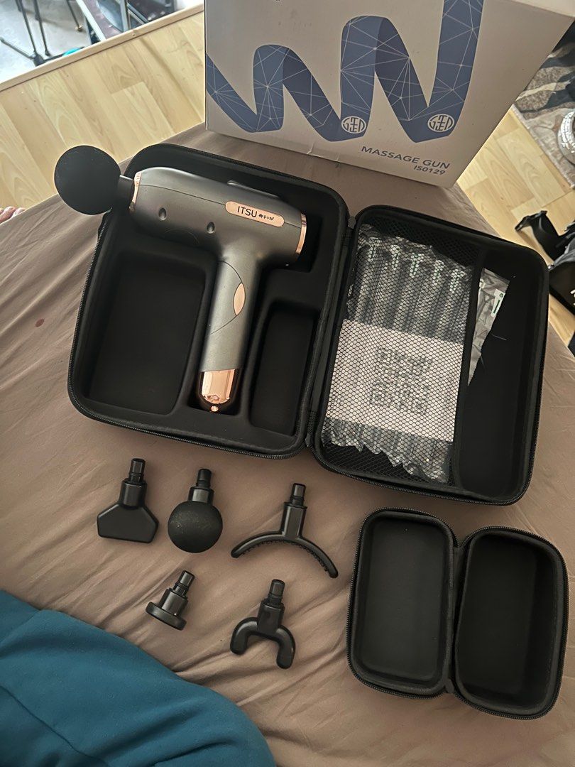 Itsu Massage Gun Health And Nutrition Massage Devices On Carousell