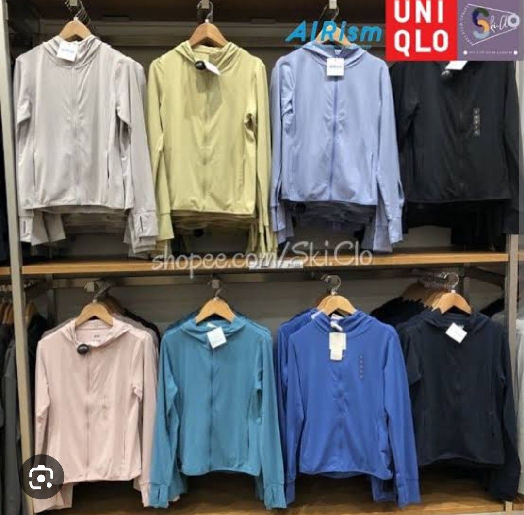 Jaket Uniqlo Airism, Fesyen Wanita, Pakaian Wanita, Baju Luaran di Carousell