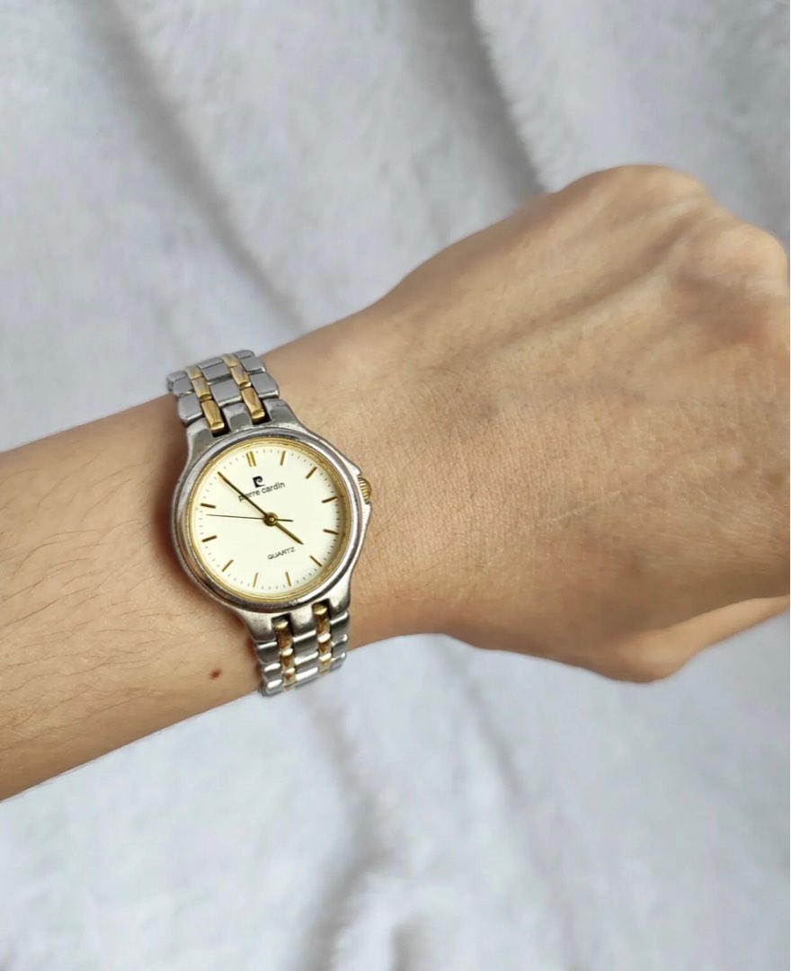Jam Piere cardin, Fesyen Wanita, Jam Tangan di Carousell