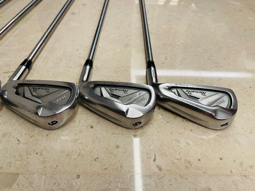 Japanese RomaRo Ray V Forged Type R Iron (4-P) and on Project X PXi 5-5 ...