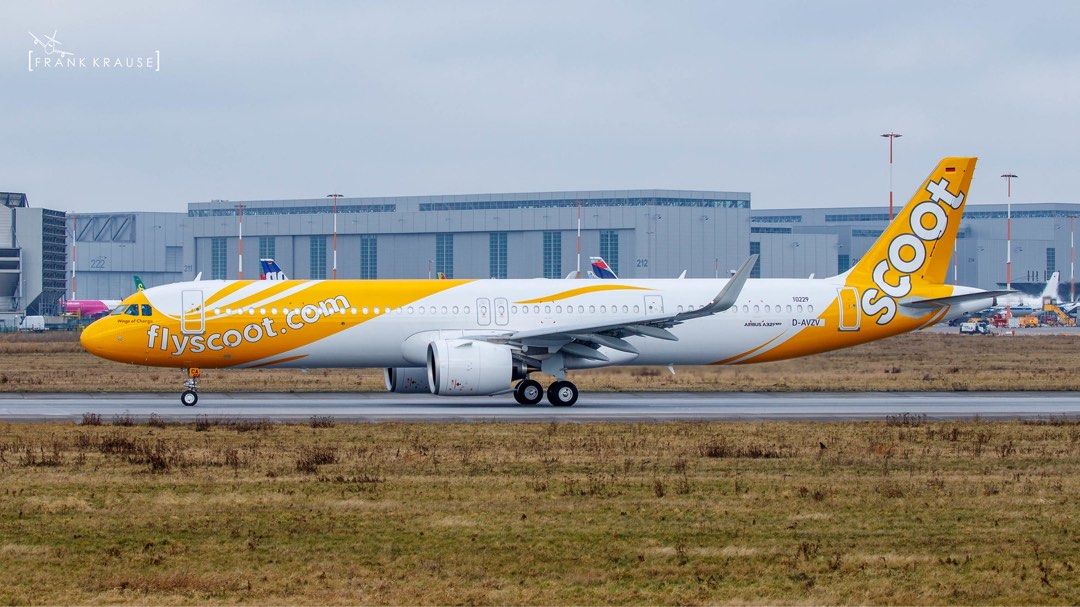 JC Wings Scoot Airbus A321Neo 9V-NCA 1:400, Hobbies & Toys, Toys ...