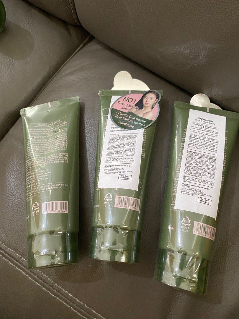 JennyHouse JH Style Curling Serum Double Cica Base Salon Slution ...