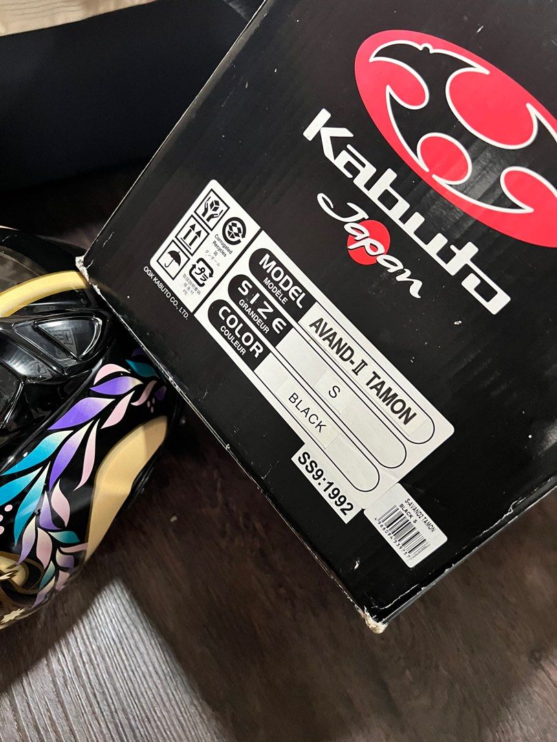 KABUTO AVAND 2 TAMON SIZE S, Motorcycles, Motorcycle Apparel on Carousell