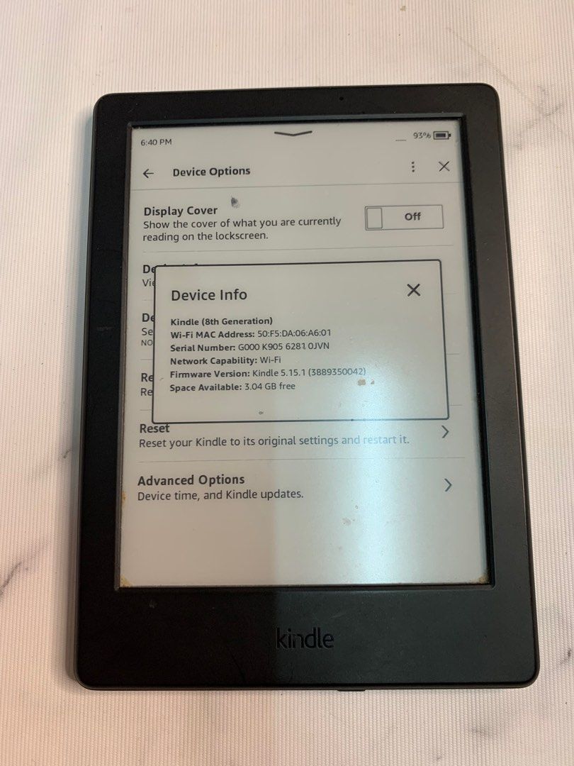 Kindle 8th Gen 4GB, Mobile Phones & Gadgets, E-Readers on Carousell