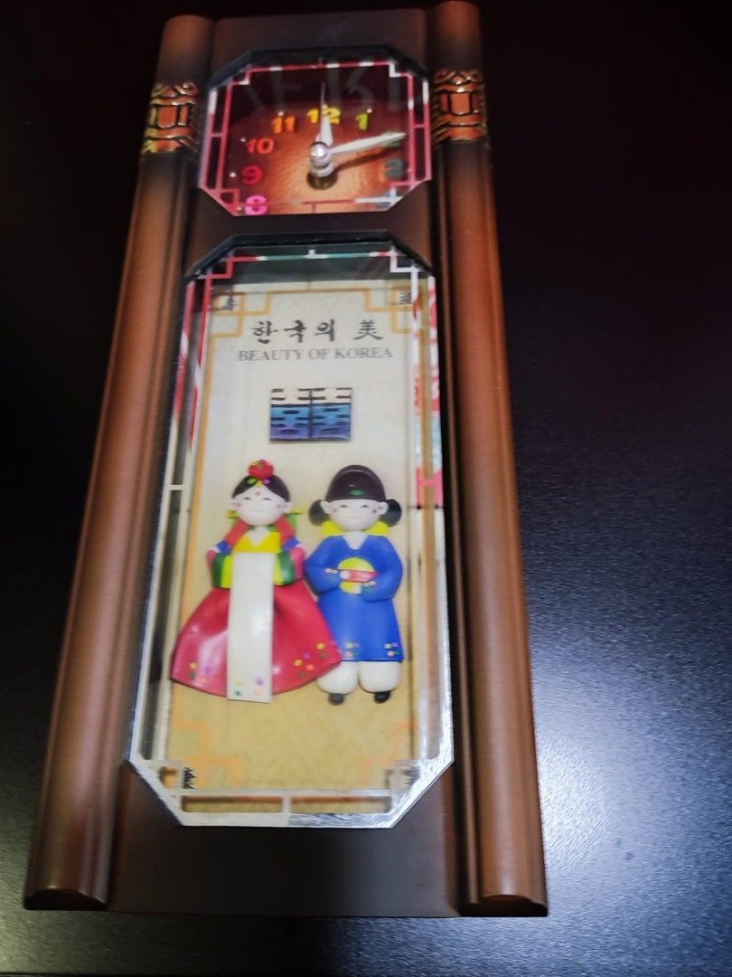 Korean themed clock, Furniture & Home Living, Home Decor, Clocks on ...