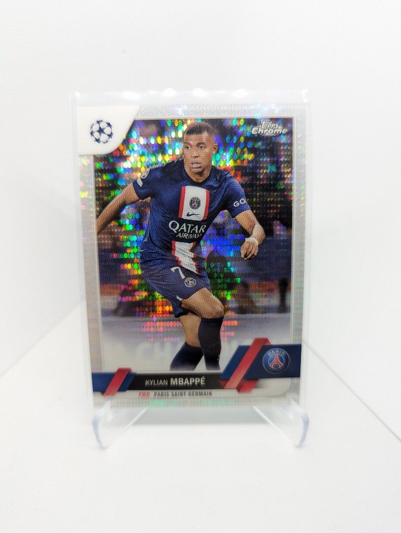 Kylian Mbappe 2022-23 Topps Chrome UCC Paris Saint Germain France ...