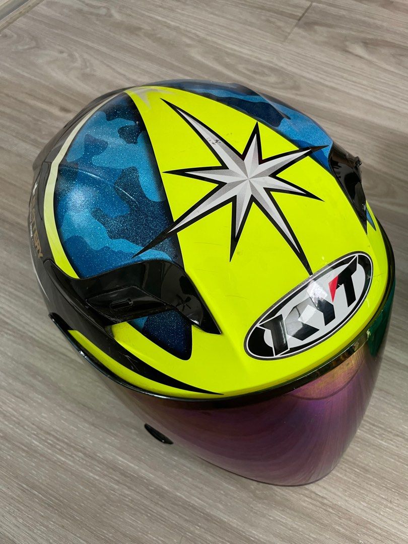 Kyt helmet, Motorcycles, Motorcycle Apparel on Carousell