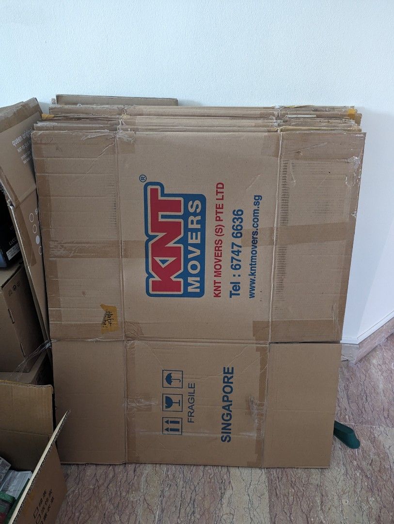 Bulk: large moving boxes, Furniture & Home Living, Home Improvement ...